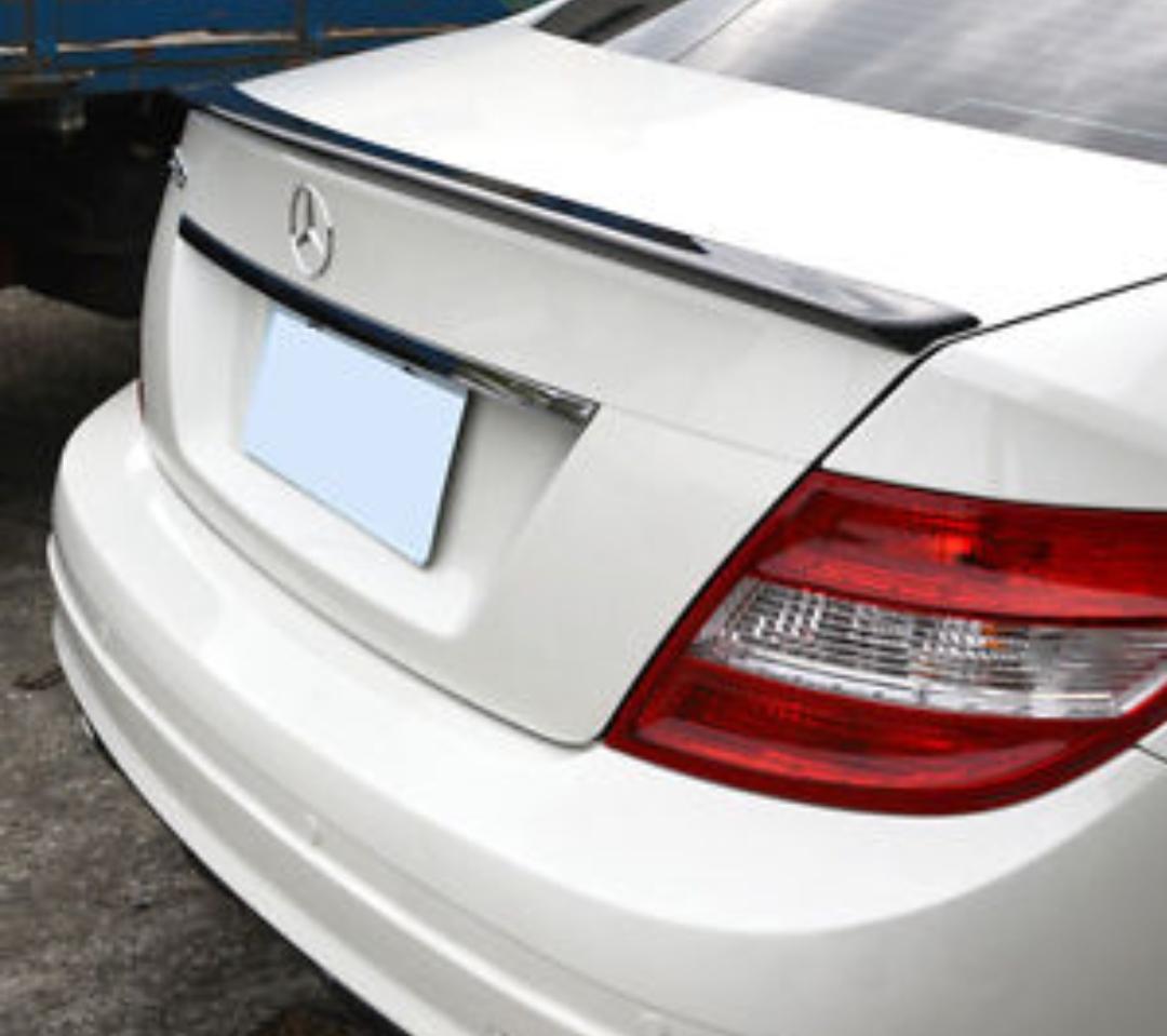 2008-2014 W204 4DR GLOSS BLACK C63 LOOK TRUNK SPOILER | Extreme Parts